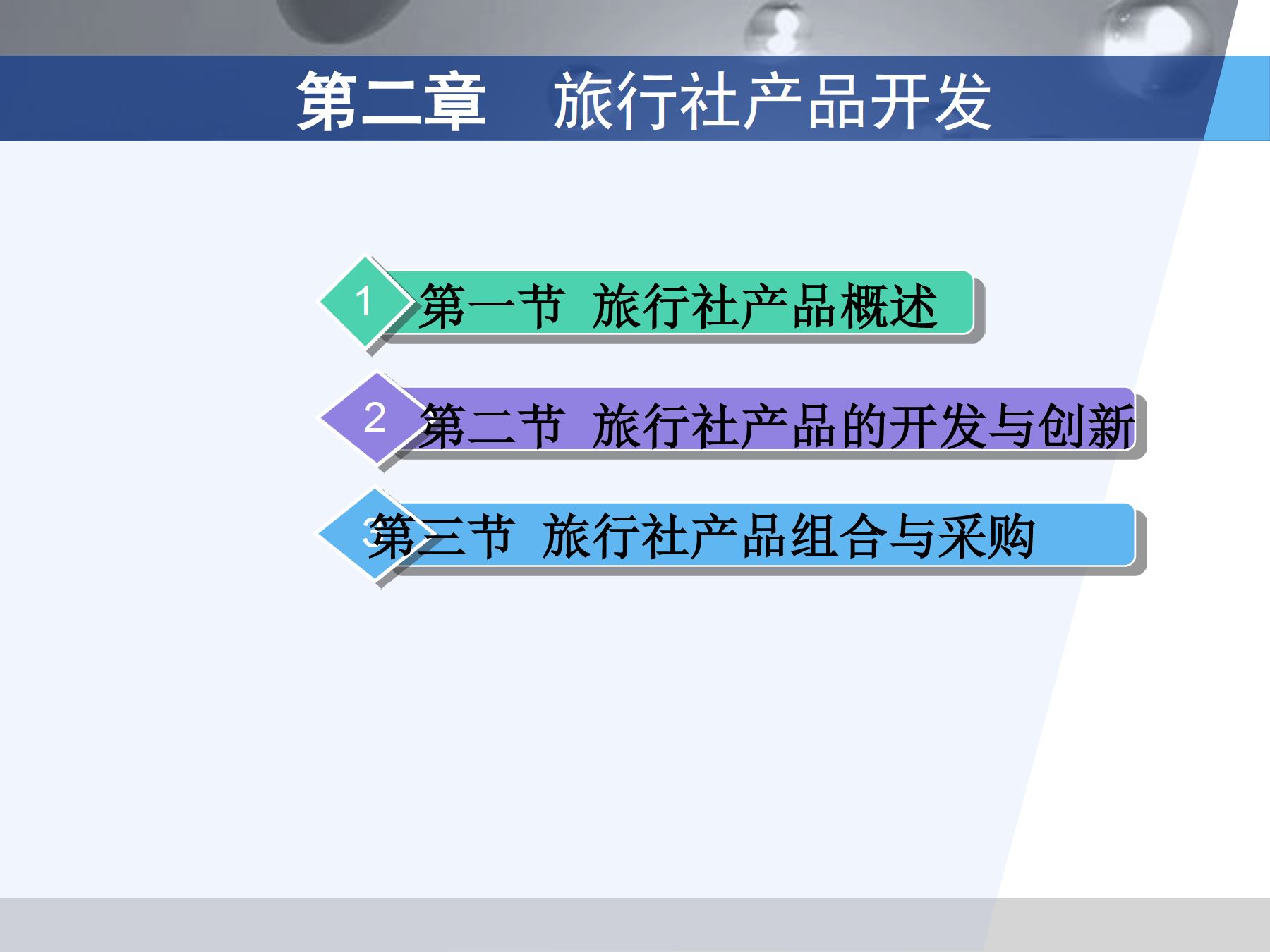 第二章 旅行社产品开发下载 - 重庆大学出版社教学资源库管理平台